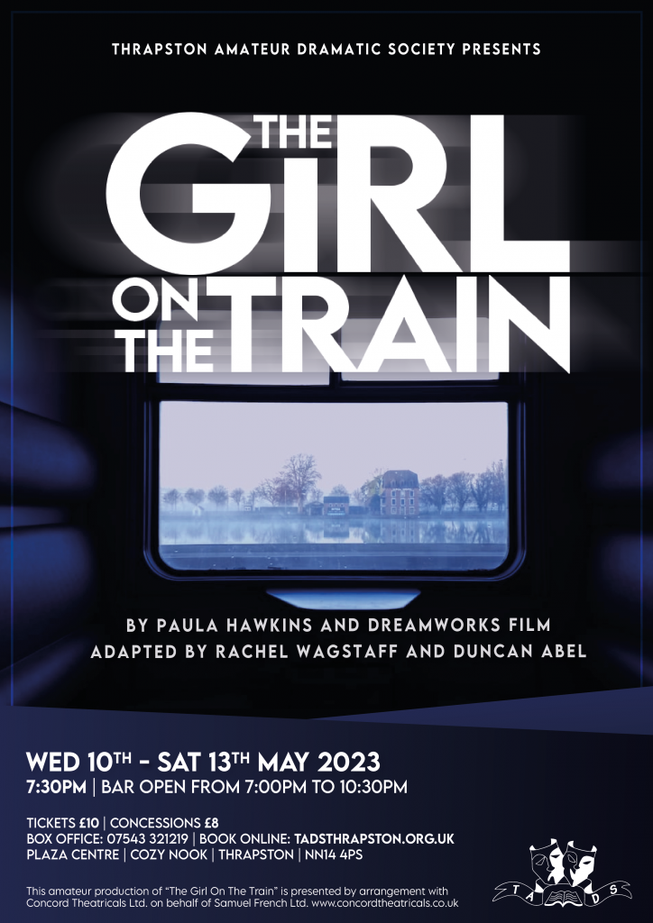 2023 - The Girl On The Train - Thrapston Amateur Dramatic Society